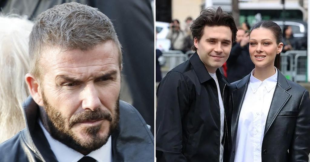David Beckham Shuns Questions About Son Brooklyn's Explosive Statement