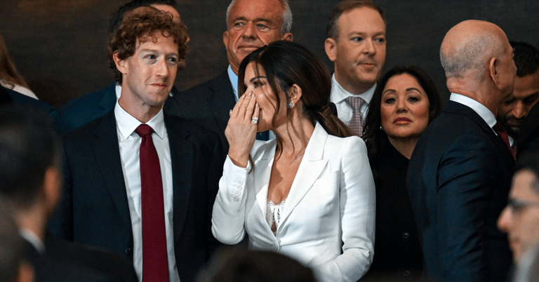 Jeff Bezos’ Fiancée Slammed As 'Trashy' For Inauguration Attire