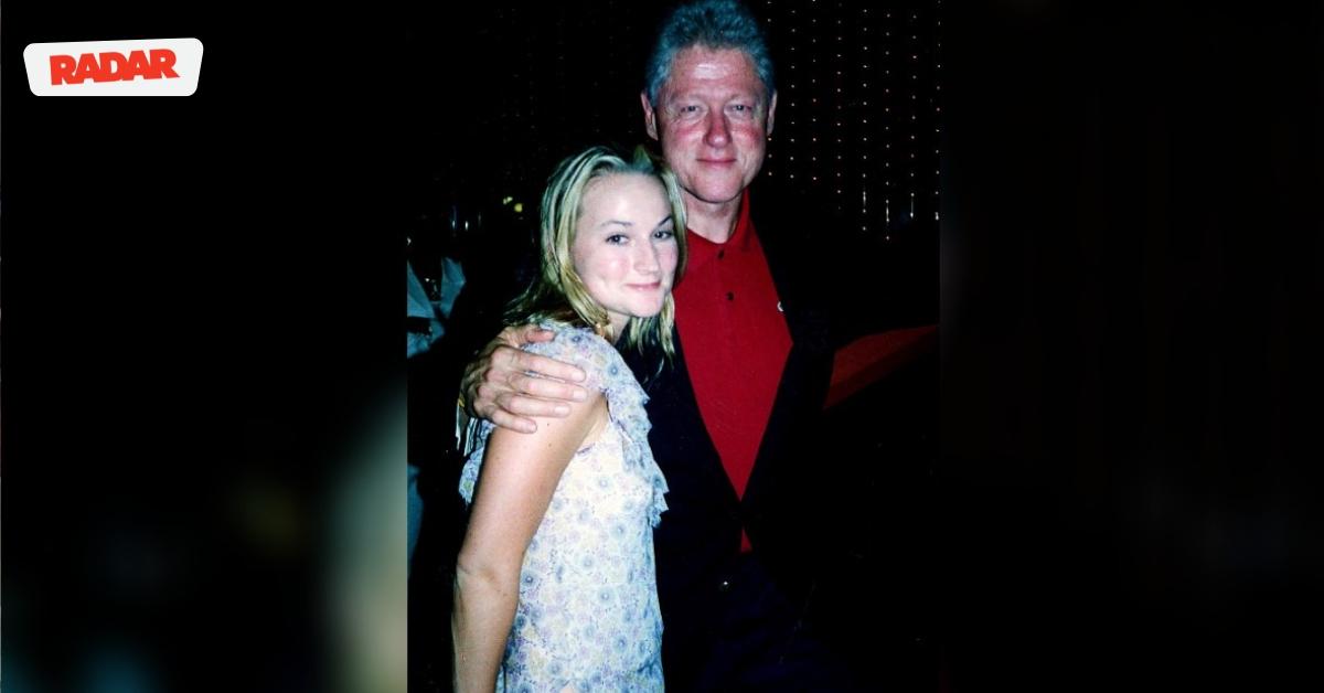 EXCLUSIVE: Clinton Caught Smiling During Massage From Epstein Victim