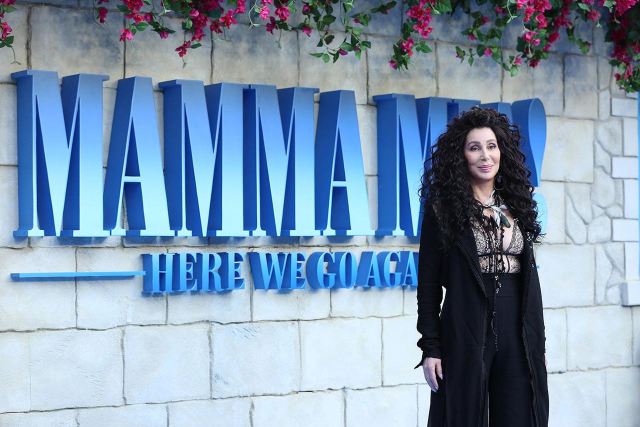 Hot Photos! Cher Wears Sheer Top To 'Mamma Mia' U.K. Premiere