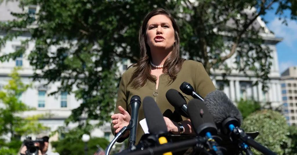 Sarah Huckabee Sanders Under Fire Over $19k Lectern