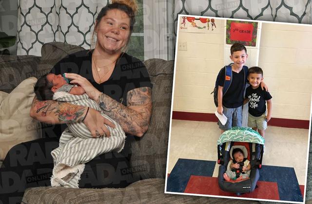 Kailyn Lowry Shares First Photo Of Three Kids With Baby