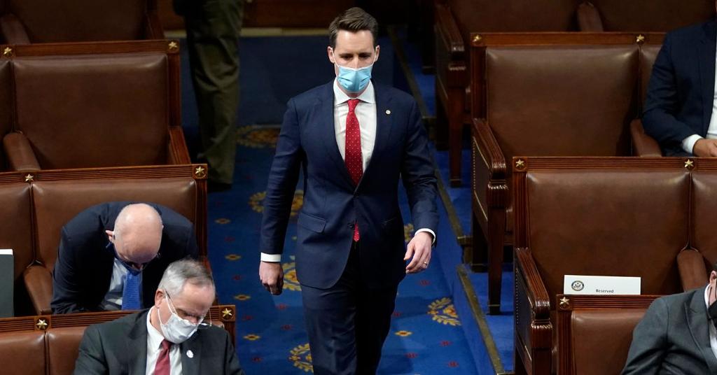 Josh Hawley Trolled On Social Media For Running Out Of U.S. Capitol