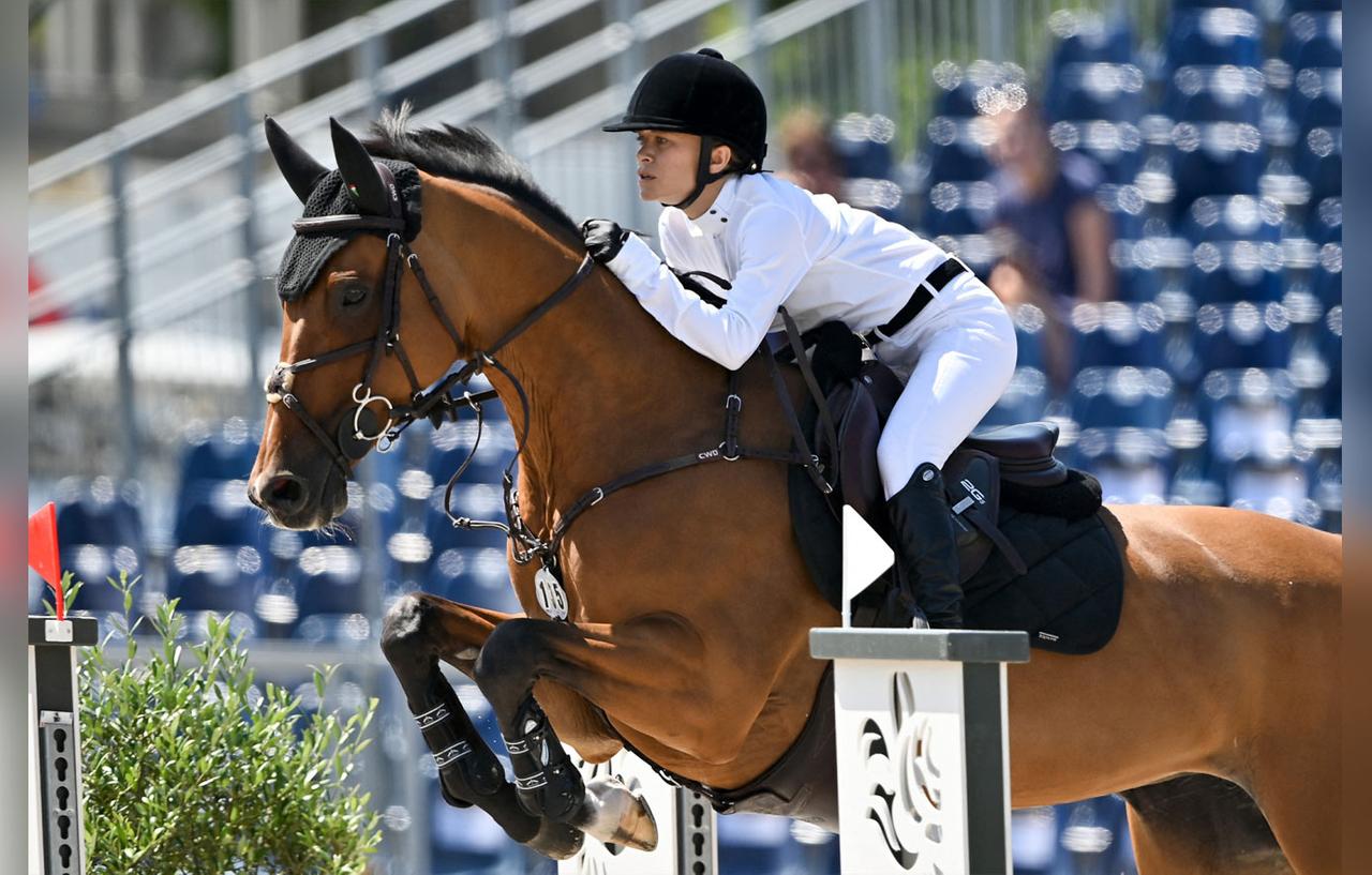 Mary-Kate Olsen Competes At Equestrian Event In France