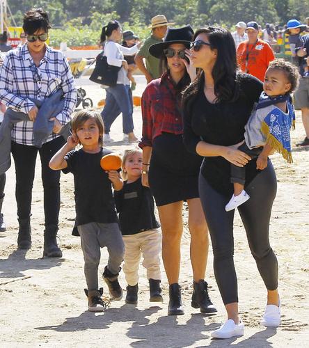 Kim Kardashian And Kanye West Take Their Daughter North To Underwood ...