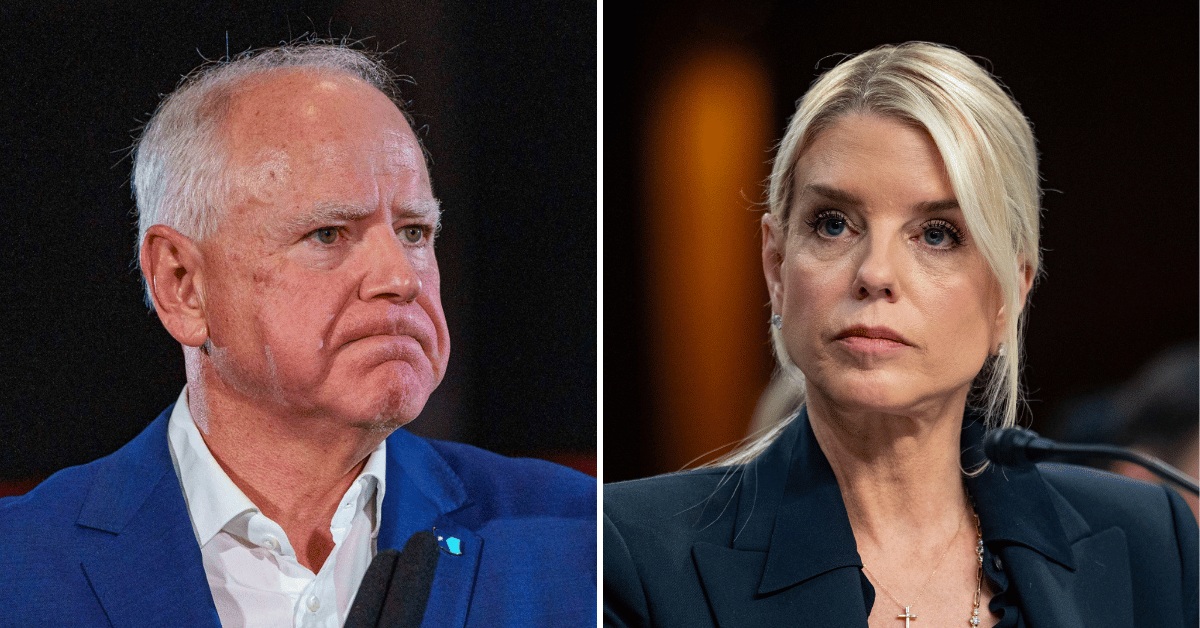 Gov. Walz Hits Back at AG Pam Bondi's Warning Letter After ICE Shooting