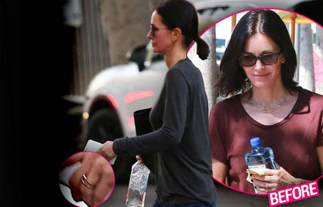 Courteney Cox Replaces Engagement Ring On First Sighting Since Split