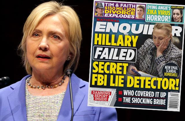 Hillary Clinton FAILS FBI Lie Detector Test Regarding Leaked Emails ...