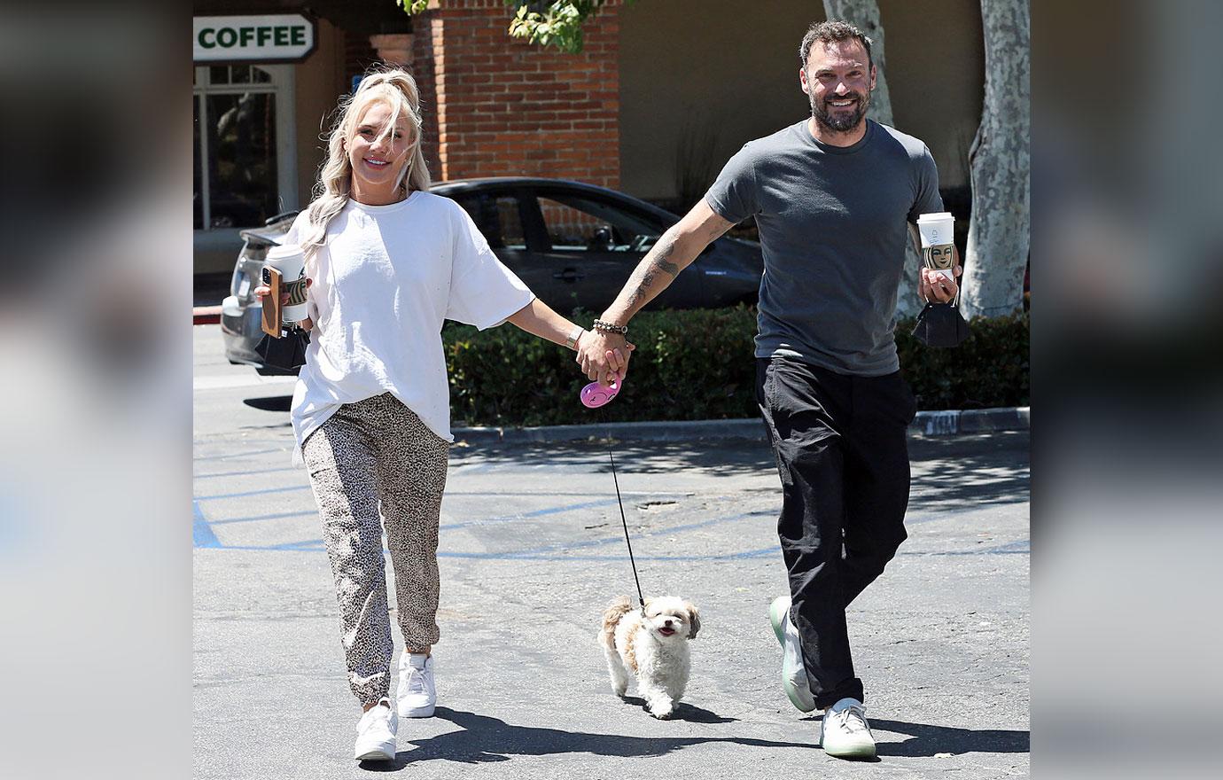 Brian Austin Green Holds Hands With GF As Megan Fox Continues PDA ...