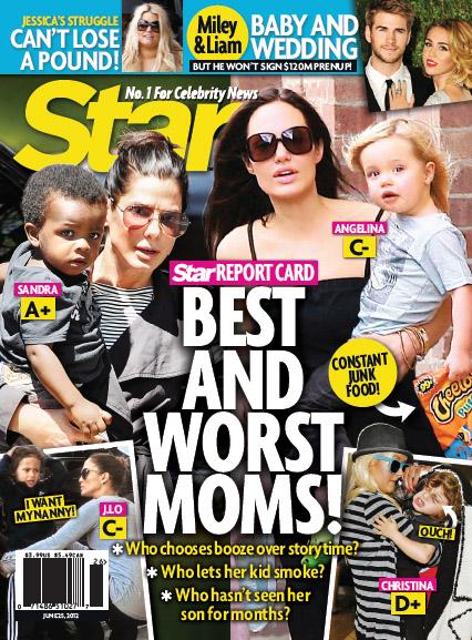 Celebrity Mom Report Cards!