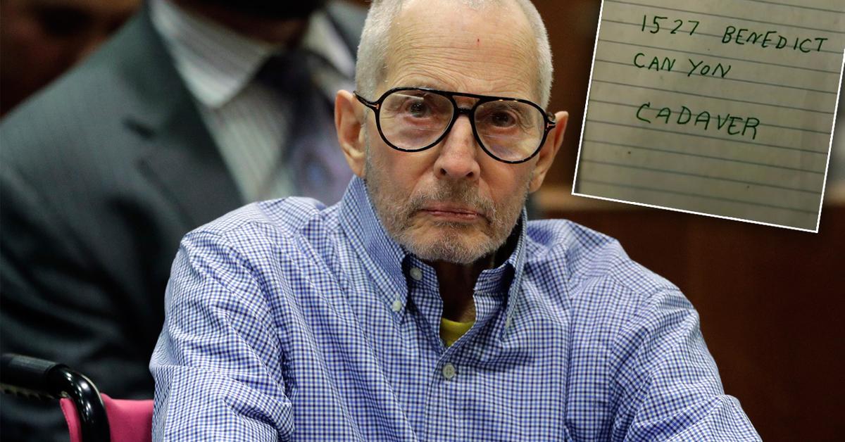 Robert Durst Confronted With ‘Cadaver’ Note In Grisly Murder & Police ...
