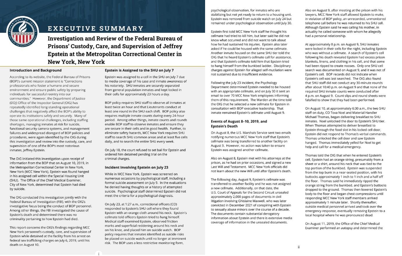 Forensic Pathologist Slams Dept. Of Justice Report on Jeffrey Epstein’s ...