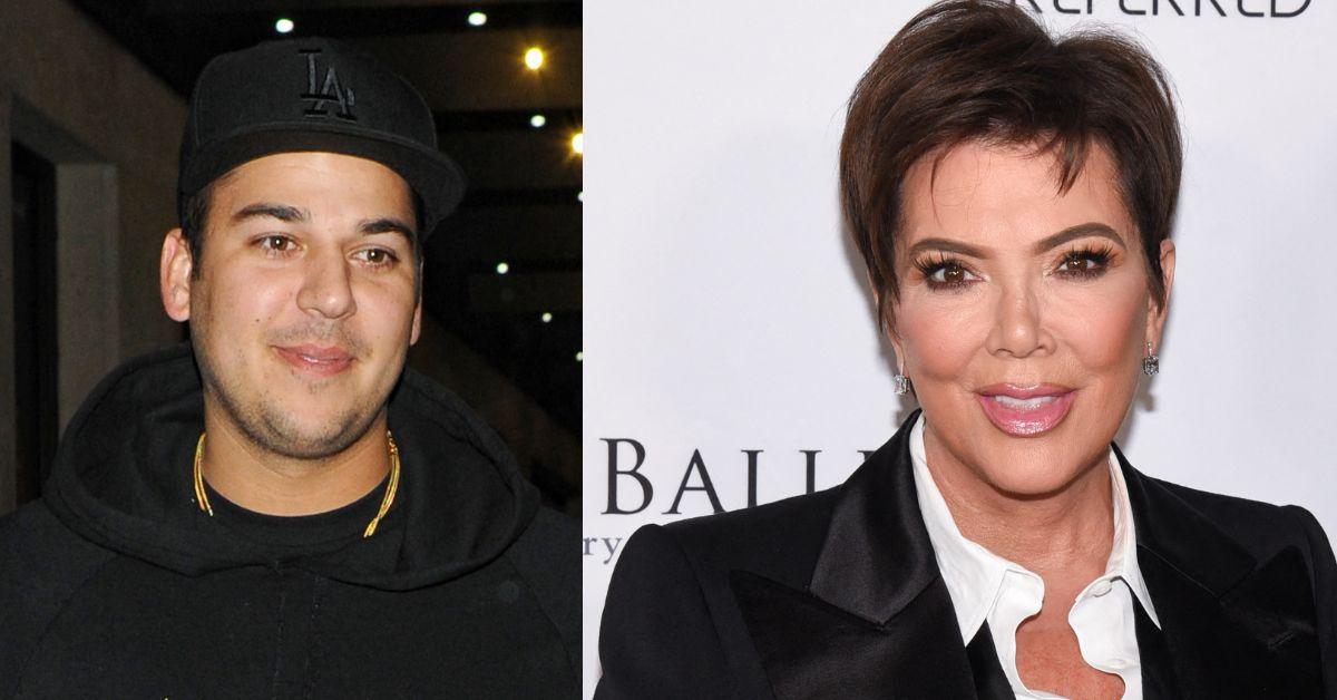 Rob Kardashian Accused Of Sponging Off Kris Jenner And Her Wealth
