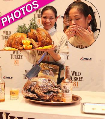 105 LB Woman Wins Turkey Eating Contest, Gobbles Up 5 LB Bird In 10 Minutes