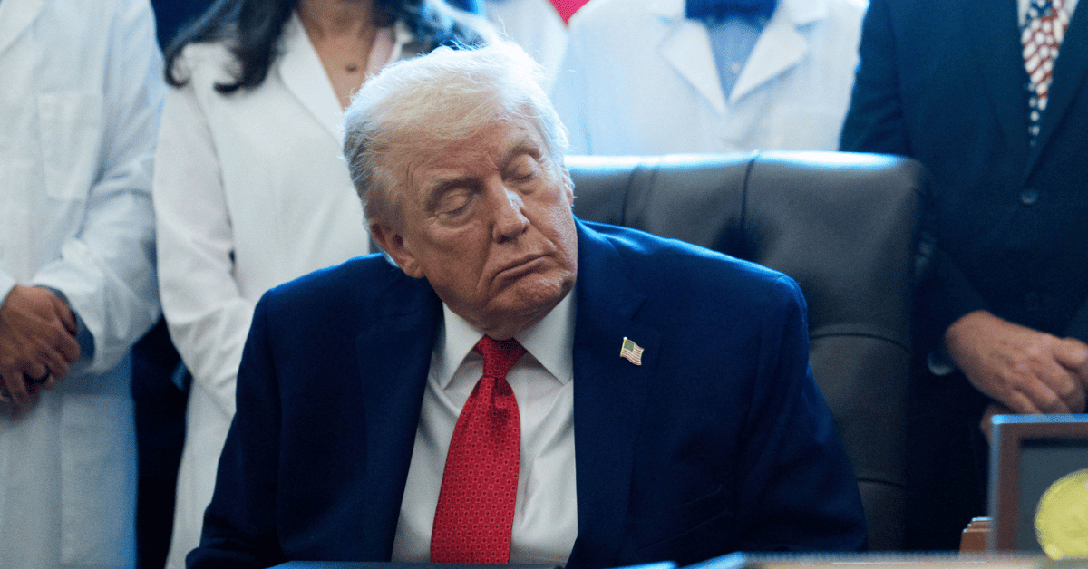 Trump Sparks Fresh Health Concerns After Dozing Off On Camera Again