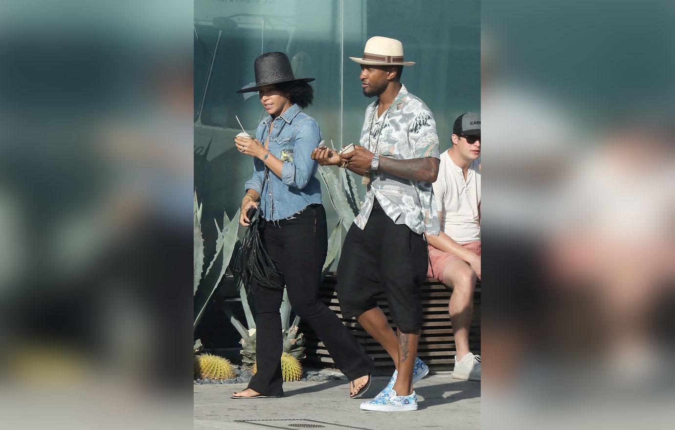 Usher Treats Wife To Ice Cream Amid Herpes Scandal!