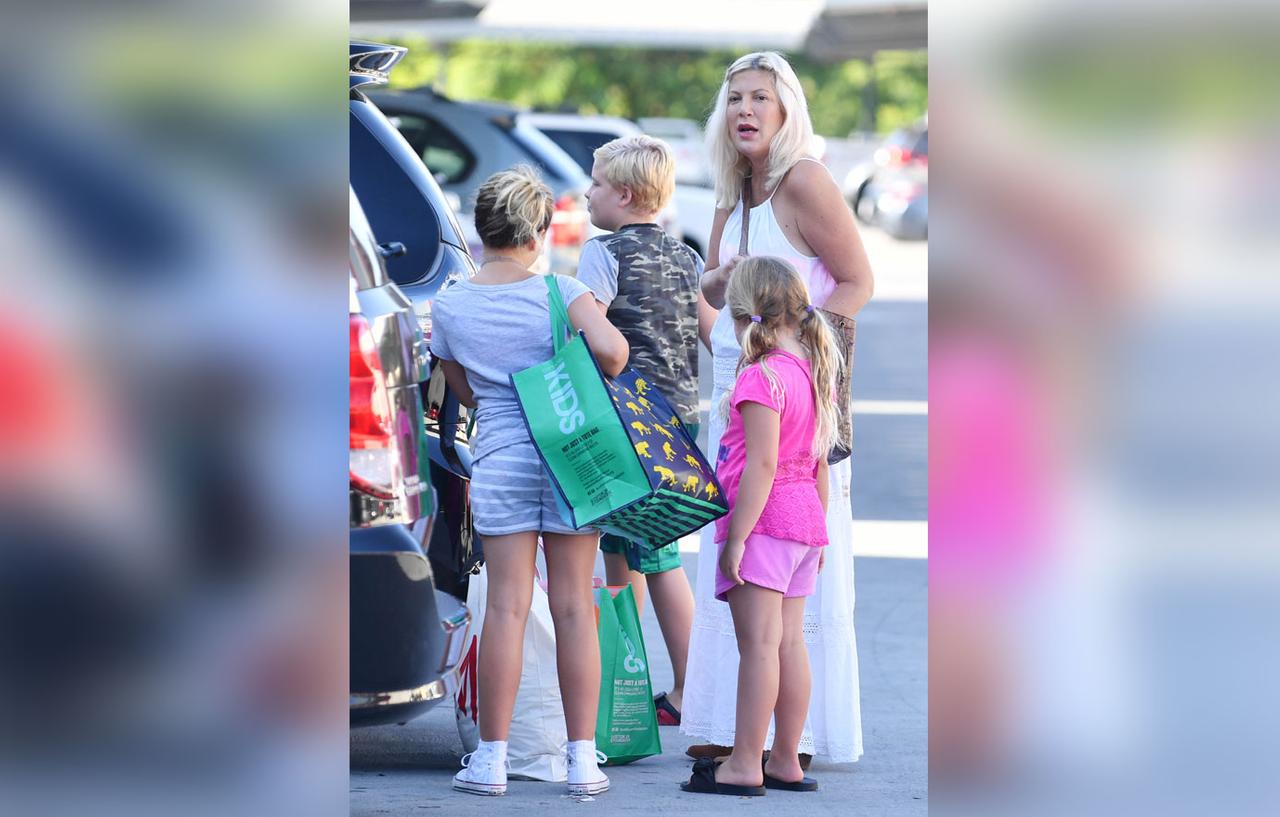 Tori Spelling Shops Till She Drops At Target Despite Money Problems