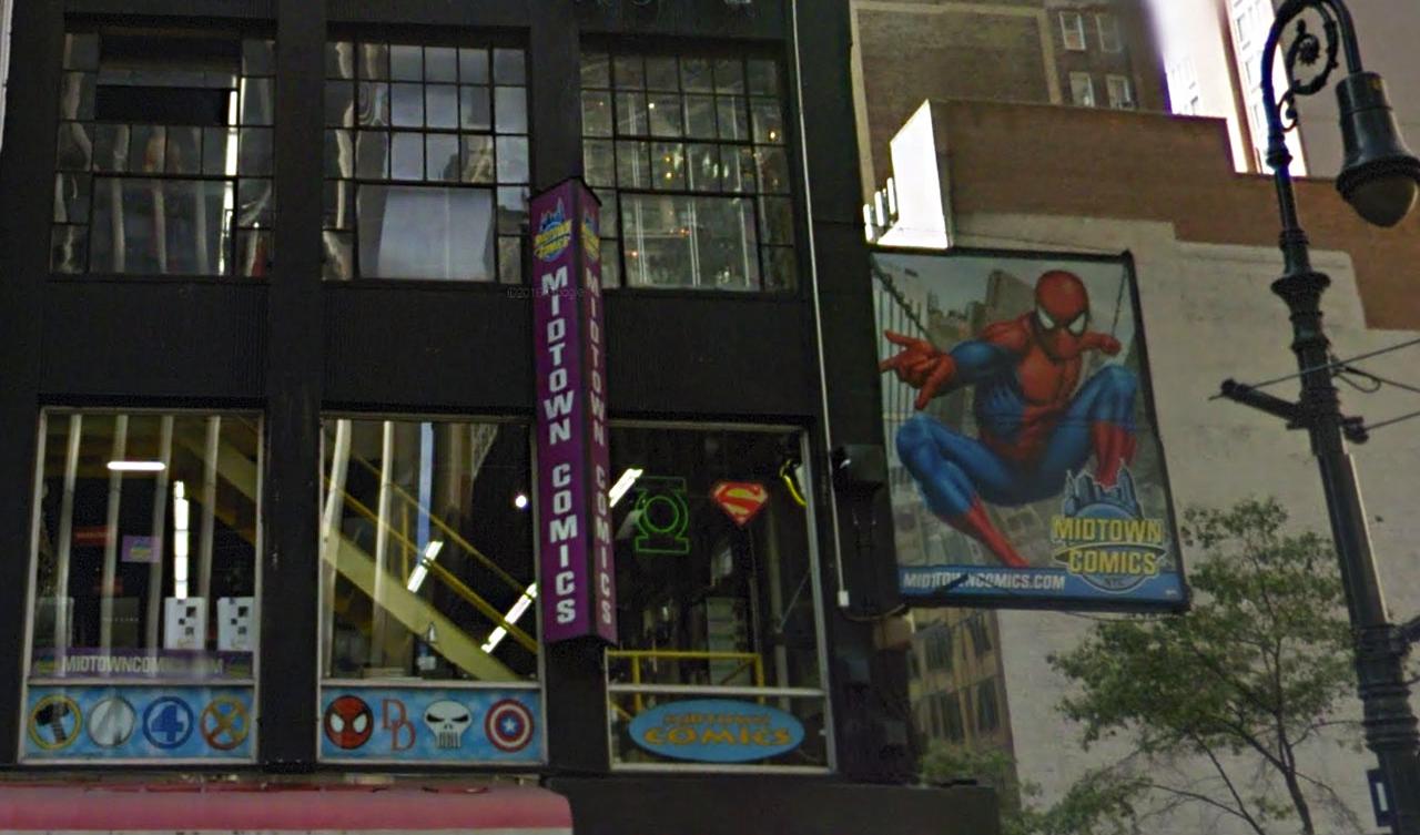Drugged Man Jumps Out Of Second Floor Comic Book Store Window