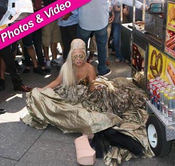 Lady Gaga Falls Down During NY Photoshoot With Annie Leibovitz