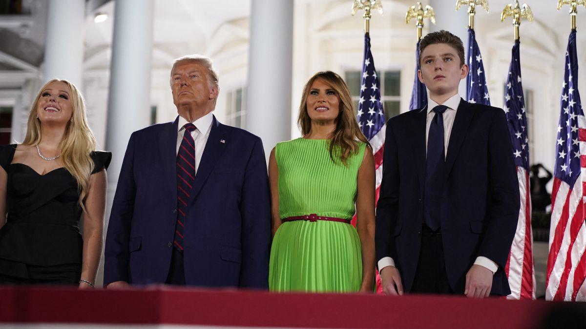 Melania Trump Keeps Son Barron, 20, 'Separate' From Older Siblings