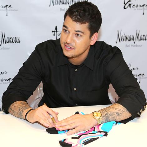 Put A Sock In It! Rob Kardashian's Designer Sock Line May Get Dumped By ...