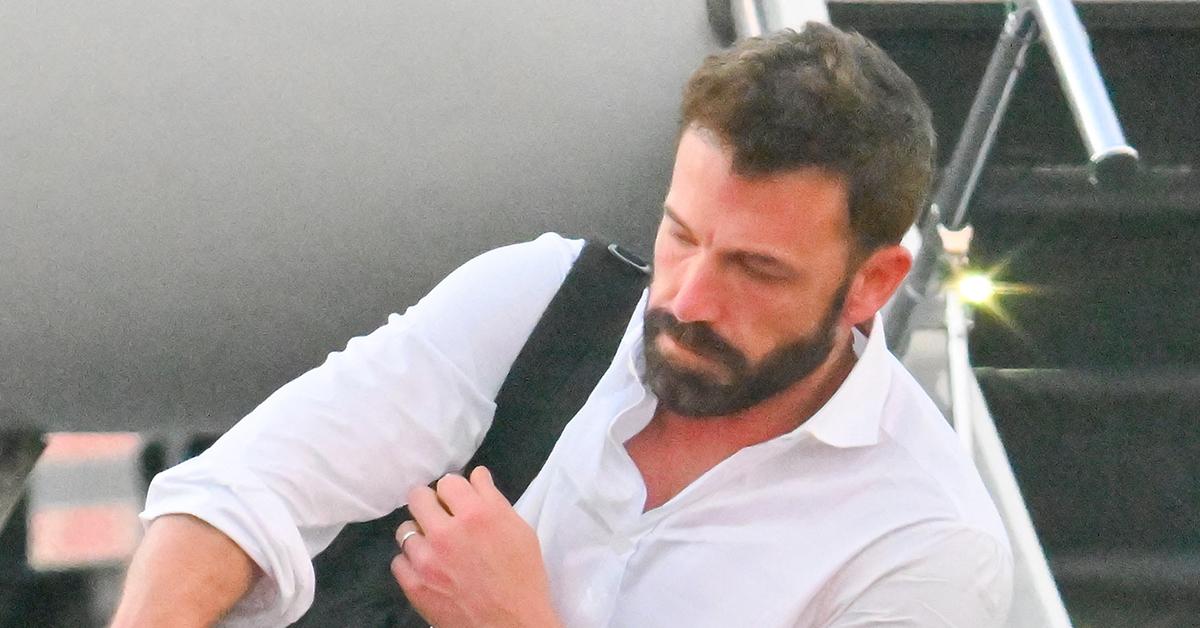 'Unhappy' Ben Affleck Looks Relieved After Exiting Jet With J Lo