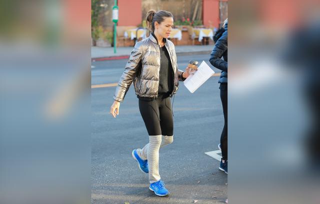 Jennifer Garner Toned Body Gym