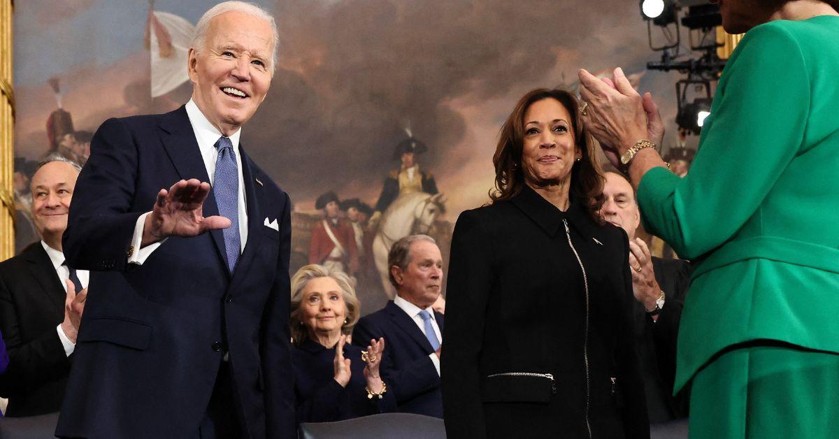 Kamala Harris And Joe Biden's Awkward Interaction Caught On Camera