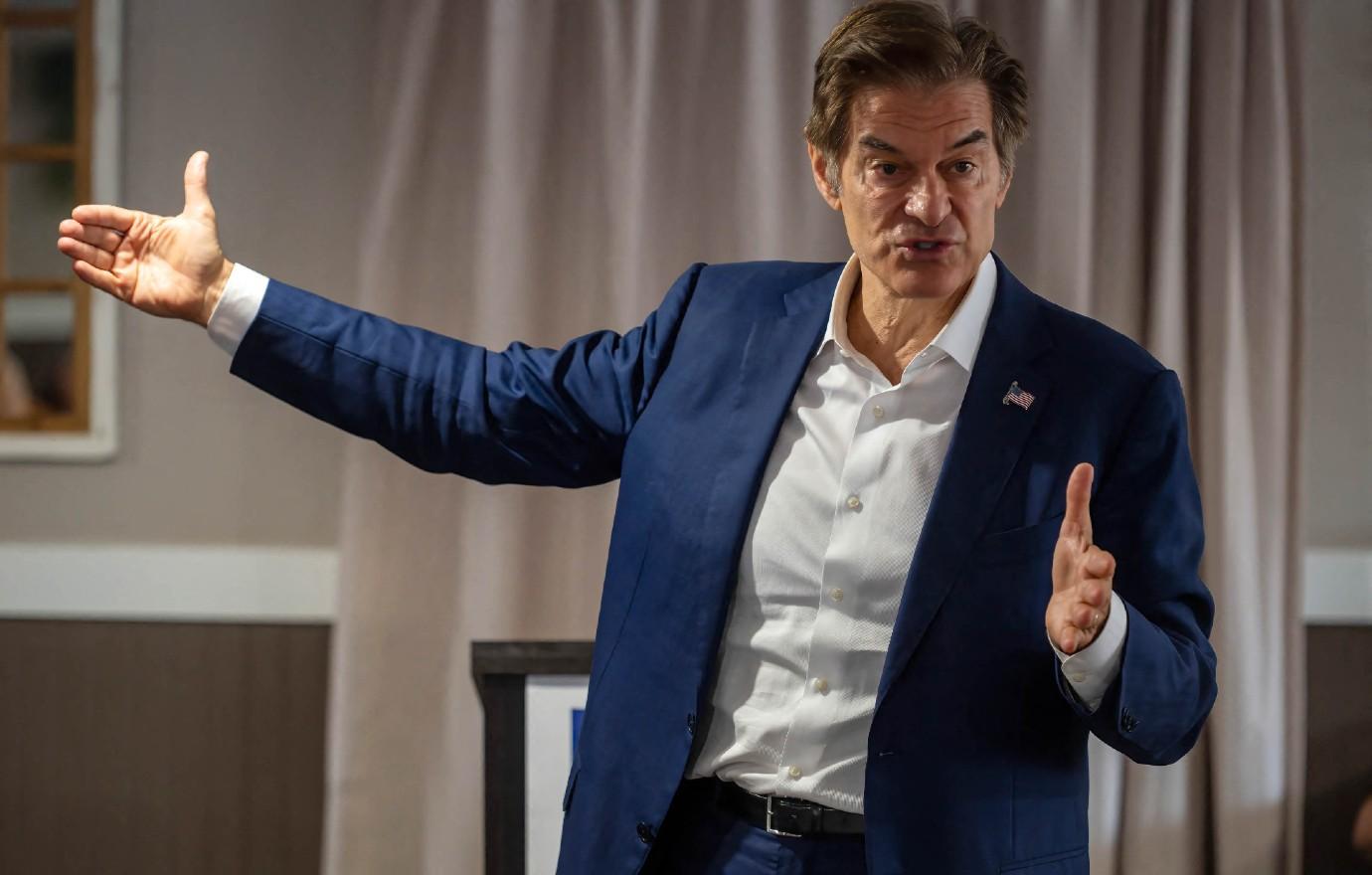 Dr. Oz Blasts Political Rival For 'Dodging' Debates