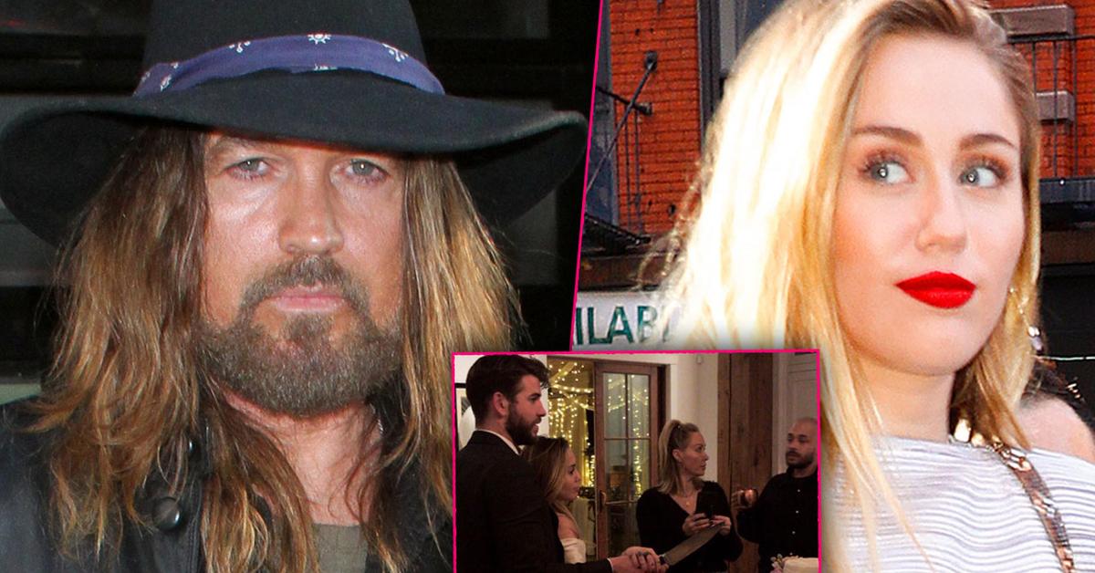 Miley Cyrus' Father Billy Ray Skips Wedding To Liam Hemsworth