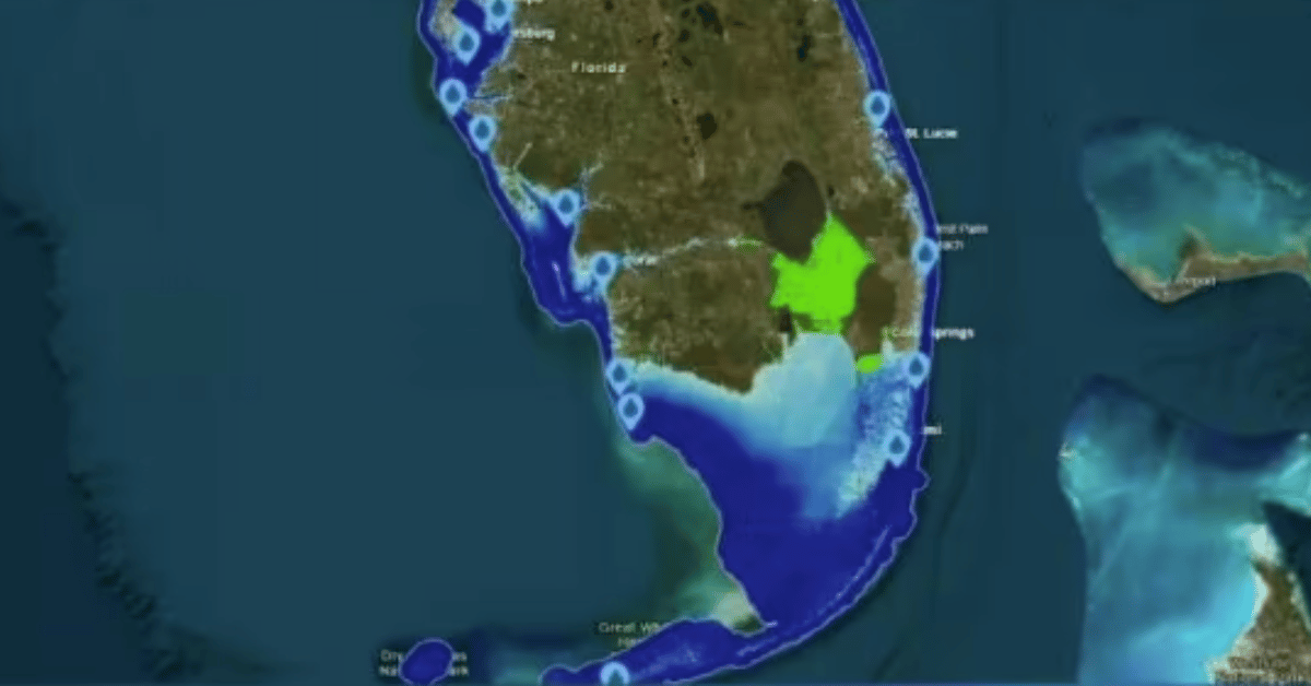 Map Shows Which U.S. Cities Would be Wiped Out in Climate Disaster