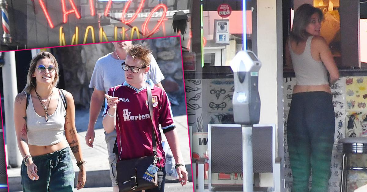 Paris Jackson & Macaulay Culkin Show Off Matching Spoon Tattoos