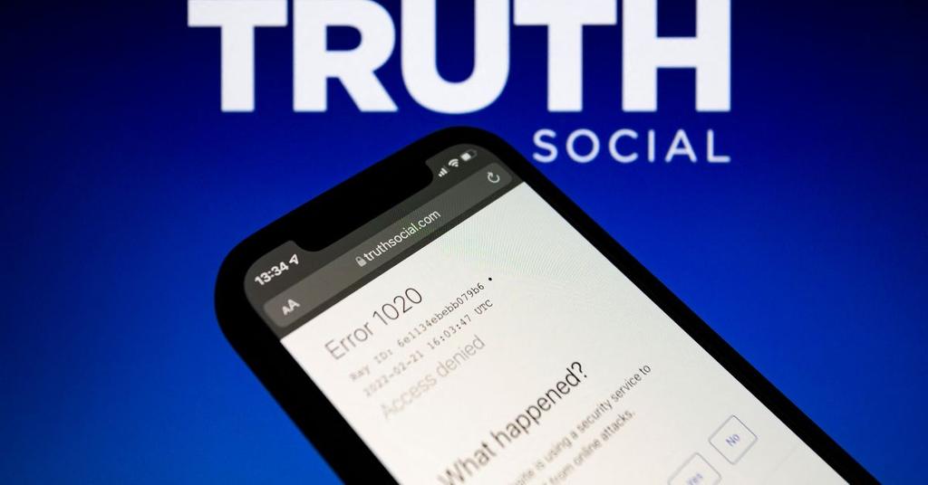 Donald Trump's Truth Social Stock Plummets Again, 'On Its Way to Go ...