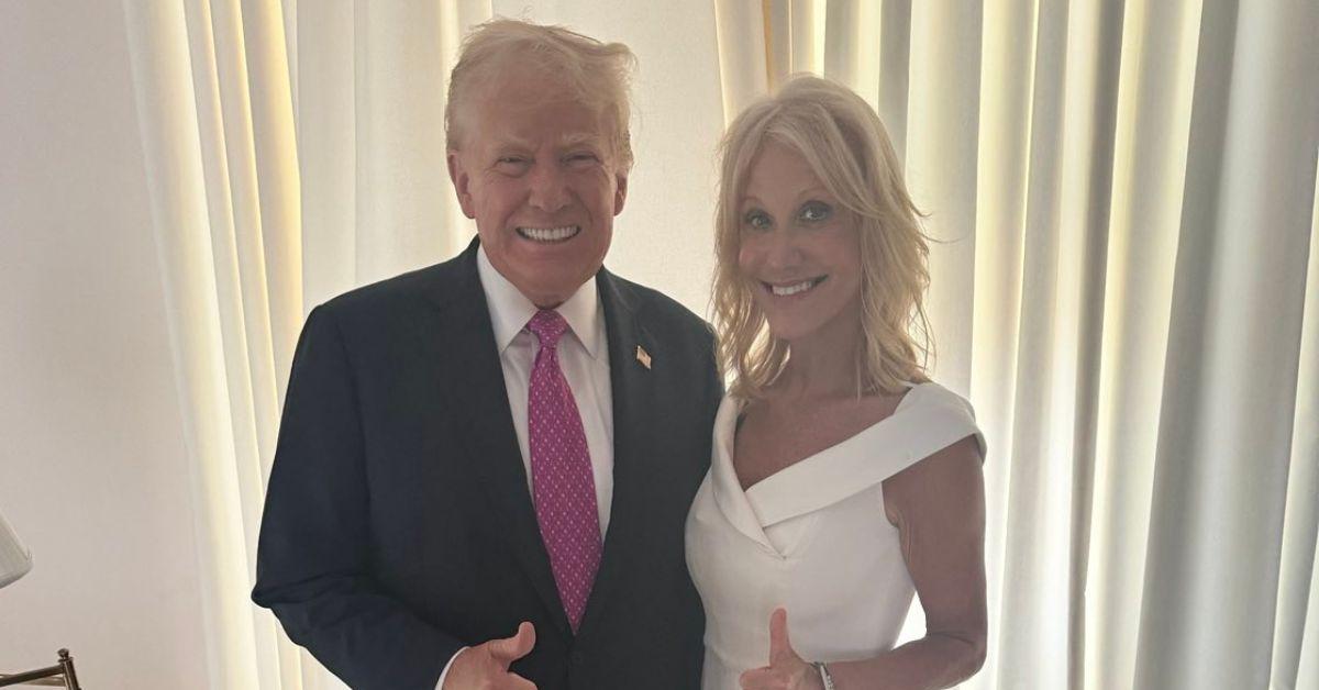 Kellyanne Conway Spends Time With Donald Trump At Bedminster