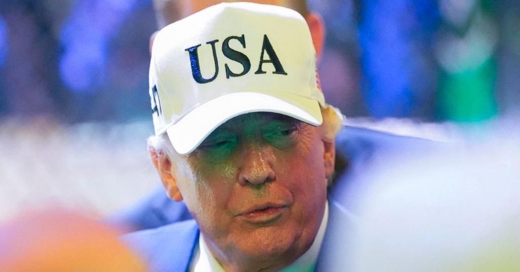 Trump Appeared To Fall Asleep During White House UFC Event