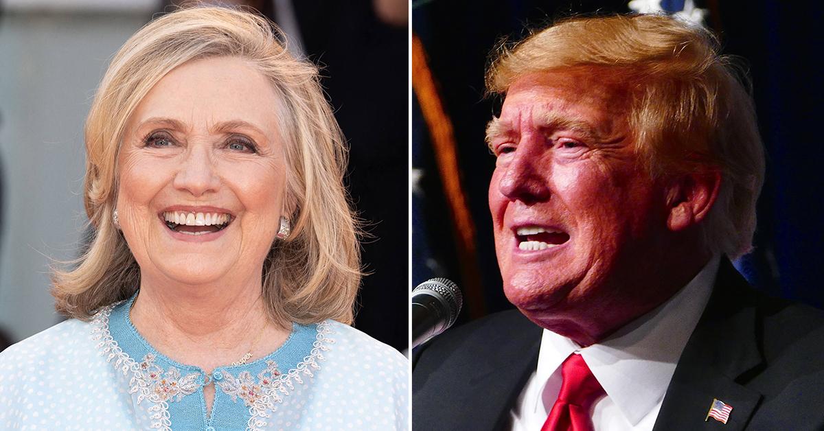 Hillary Clinton All Smiles In Recycled Caftan After Trump's FBI Raid