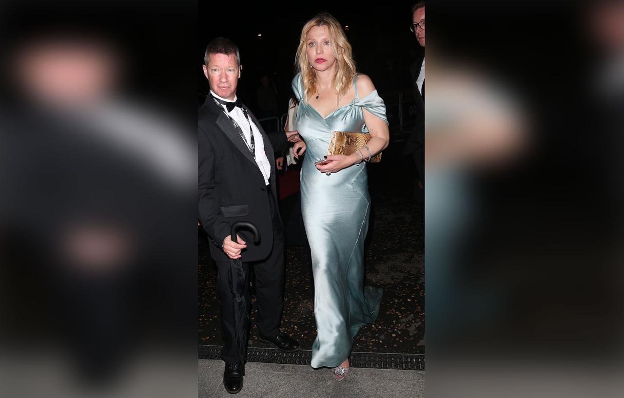 Courtney Love Looks Drunk & Bleary-Eyed At GQ Party