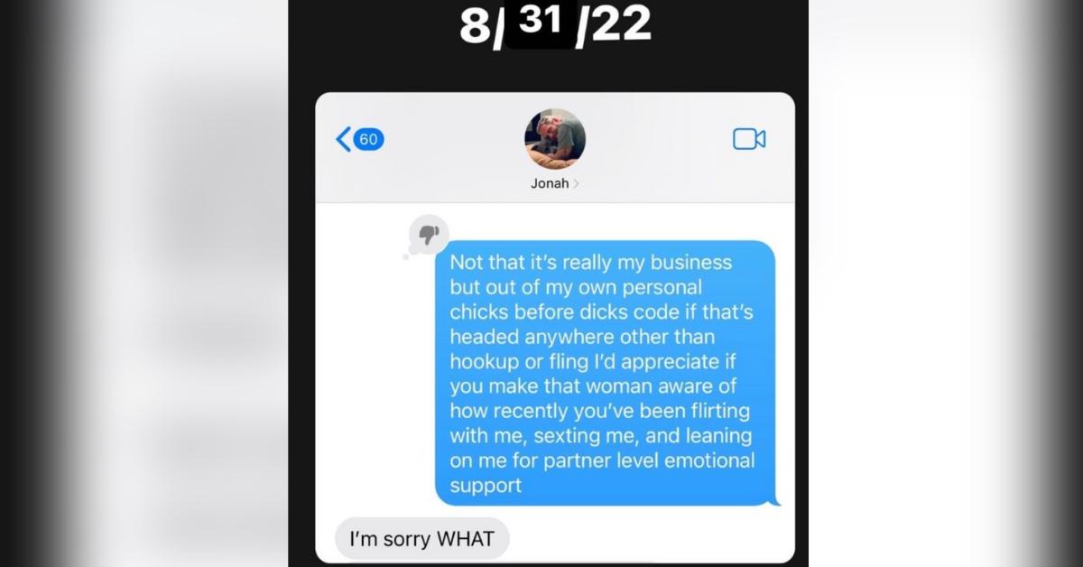 Jonah Hills Ex Reveals Messages Accusing Actor Of Sexting Weeks Before