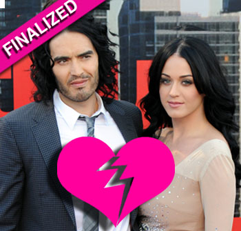 Katy Perry & Russell Brand's Divorce Finalized