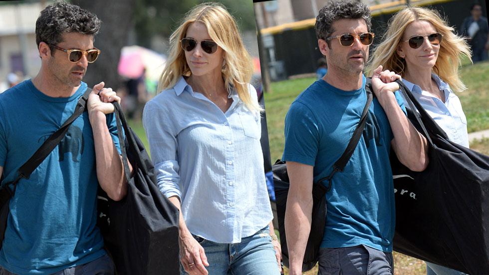 Back Together? Patrick Dempsey & Estranged Wife Jill Attend Son's ...