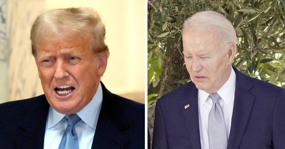 Tripping Up Trump Donald Slips With Own Gaffe While Mocking Bidens