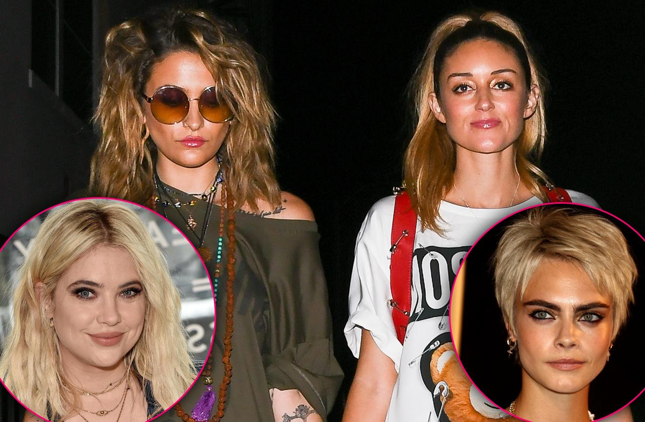 Paris Jackson Dating Cara Delevingne, Ashley Benson And Caroline D ...
