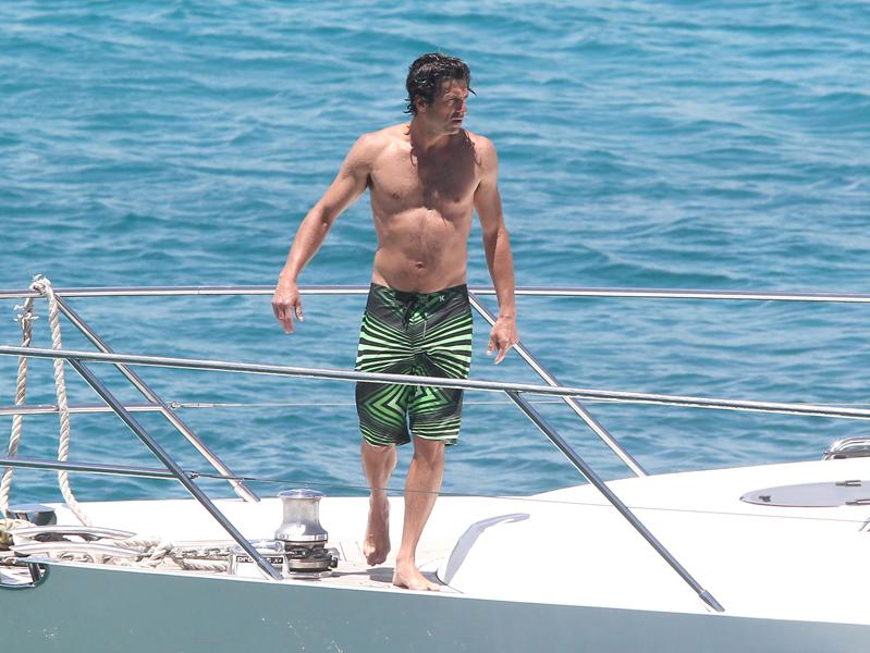 Patrick Dempsey Displays Buff Body On Family Vacation