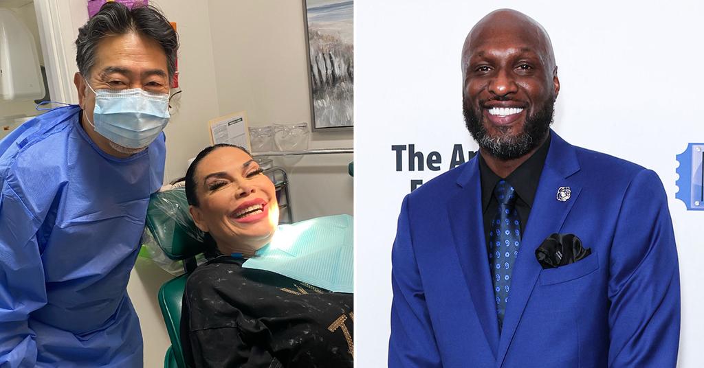 Renee Graziano Gets Work Done at Lamar Odom's Dental Office