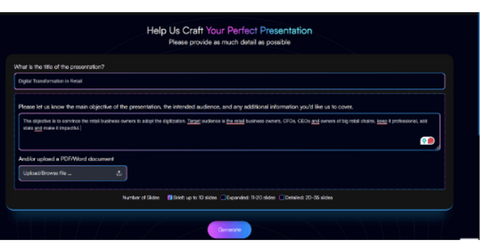 Slideteam Ai Presentation Maker: Create Presentations 100x Faster