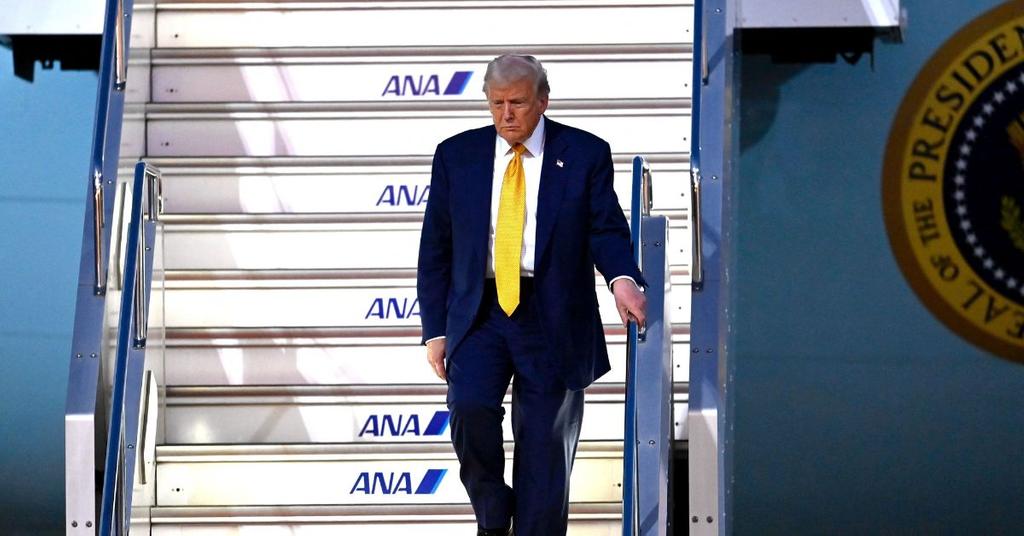 Donald Trump's Right Hand Appears Covered In Makeup at NFL Appearance