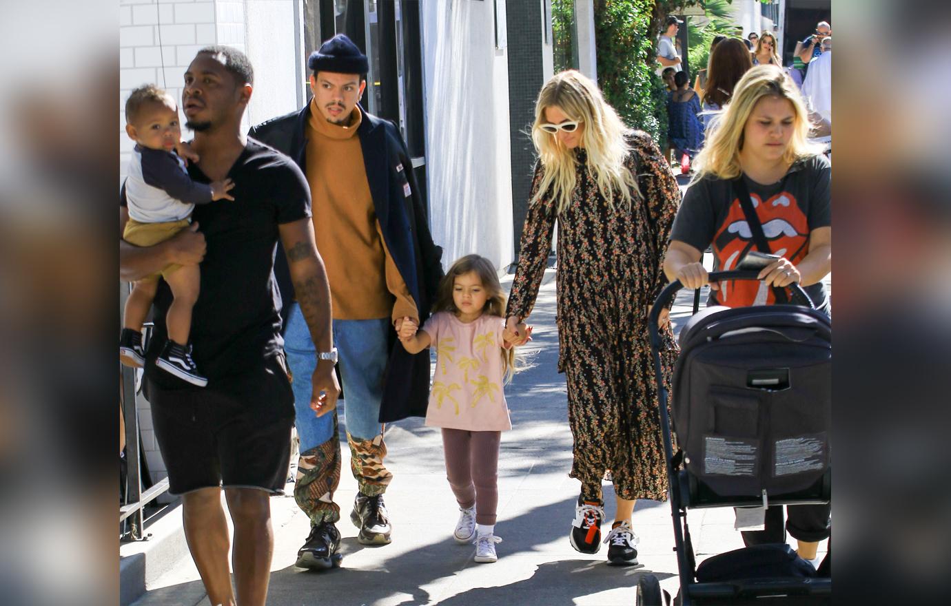 Evan Ross & Ashlee Simpson Spend Time With Daughter Jagger Snow