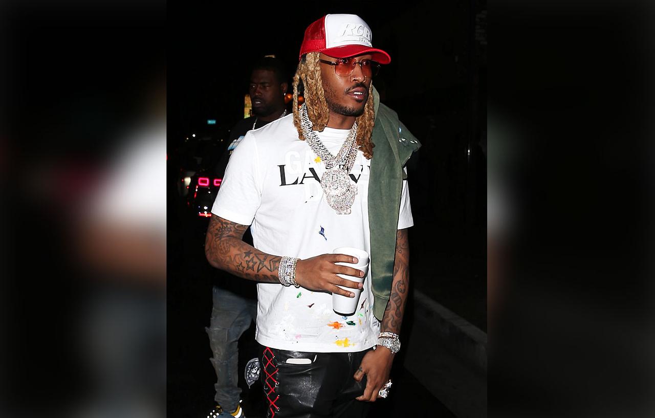 Rapper Future Leaves Hollywood Club Rocking Diamond Chain Amid Baby ...