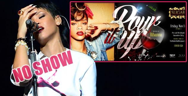 Rihanna Off The Rails! Singer Cancels Concert To Party In Local Nightclub