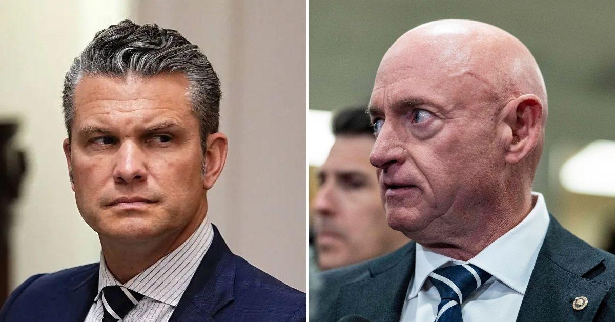 Pete Hegseth Sued by Mark Kelly Over Efforts to Reduce His Military Rank